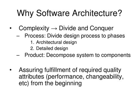 Ppt An Introduction To Software Architecture Powerpoint Presentation Id2387826