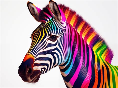 Zebra Colored Animal