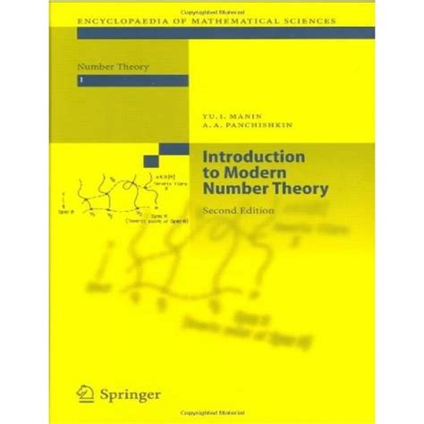 خرید و قیمت دانلود کتاب Introduction To Modern Number Theory