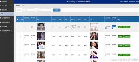 【开题报告】基于springbootvue就业推荐系统（程序源码论文 计算机毕业设计就业推荐系统开题报告 Csdn博客