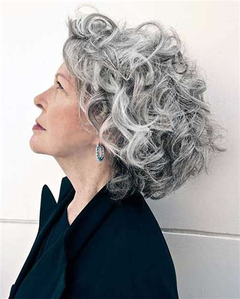 Short Gray Hairstyles For Older Women Over 50 Gray Hair Colors 2018