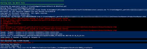 Chutzpah Running Html Qunit Tests As Part Of Tfs Build Gives An Error