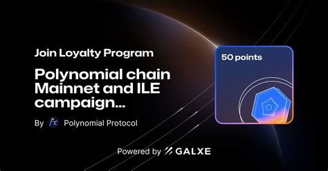 Polynomial Chain Mainnet And Ile Campaign By Polynomial Protocol