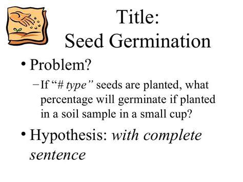 Seed Germination Lab Data For Writeup