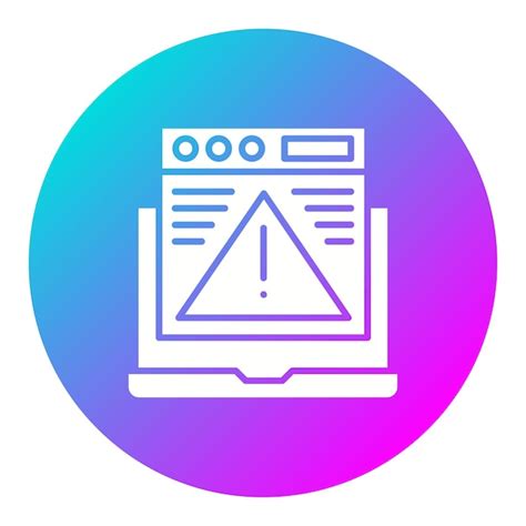 premium vector website error vector icon can be used for coding and