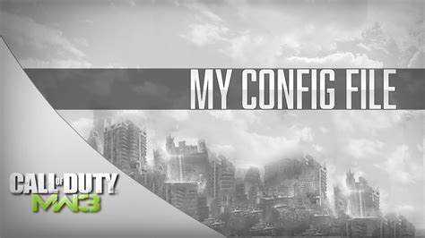mw3 configuration utility youtube