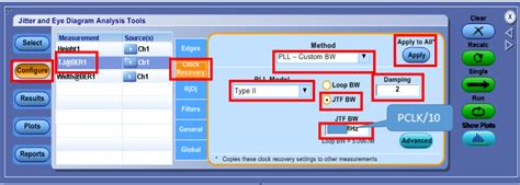 DS UB Q Parameters Configuration Issue When Using Jitter And Eye Diagram Analysis Tools