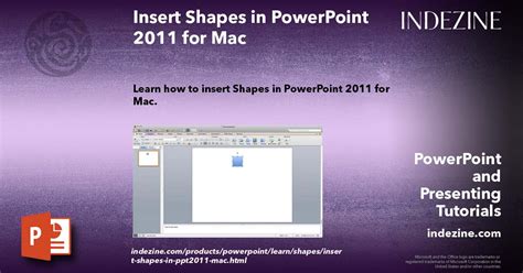 Insert Shapes In PowerPoint For Mac