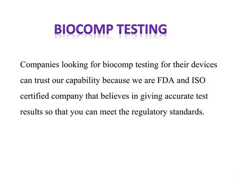 Biocomp Testing Pptx