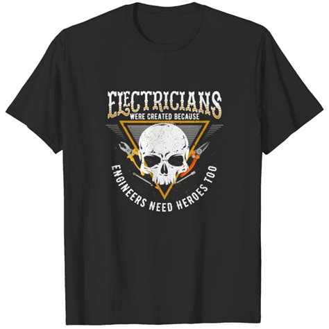 Funny Electrician Humour Joke Electricians T Shirt Sold By Two