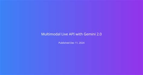 multimodal live api with gemini 2 0 essa mamdani