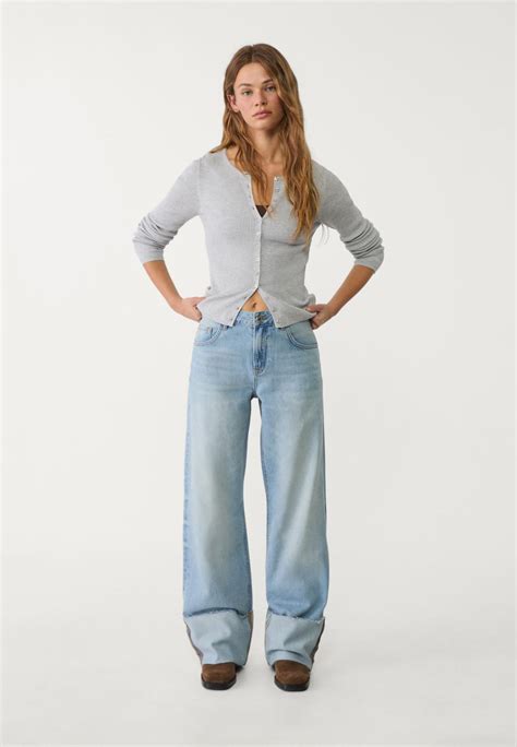 Womens Straight Leg Jeans Stradivarius United States