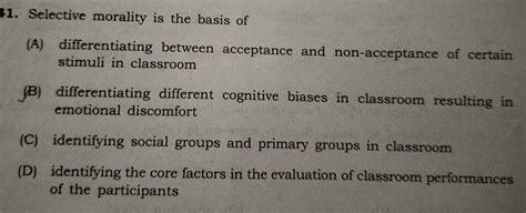 41 Selective Morality Is The Basis Of A Studyx