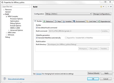 Project Can T Build After A Rename Code Composer Studio Forum Code Composer Studio TI