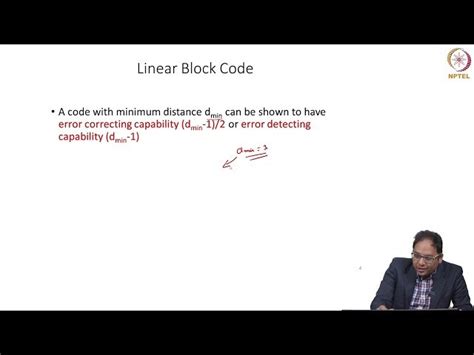 Free Video Linear Block Codes Error Correction Lecture 10 From