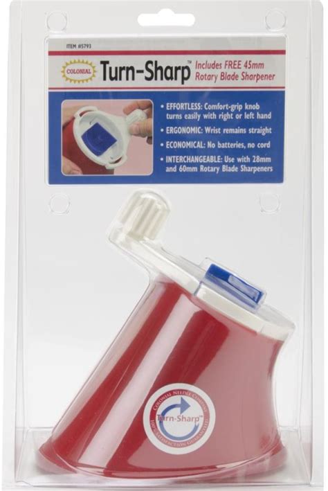 Colonial Needle Turn Sharp Rorary Blade Sharpener Zoola Craft