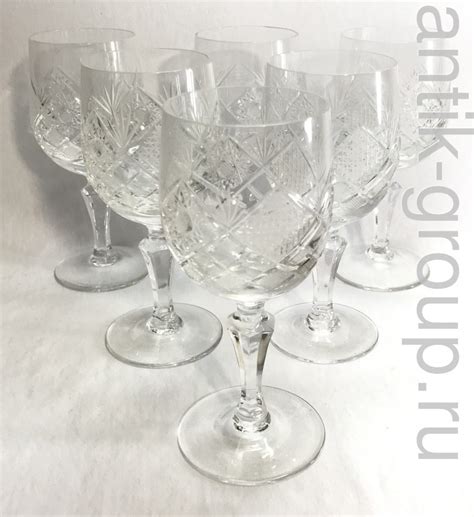 Советские бокалы хрустальные купить фужеры хрусталь СССР купить в Москве винтажный хрусталь СССР