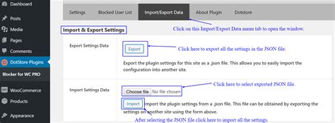 How To Import And Export Existing Settings Dotstore Help Center