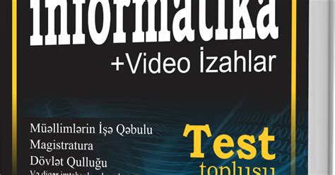 Vİrtual Kurs Com İnformatİka Video İzahlar Test Toplusu Qr Code Texnologiyası Ilə