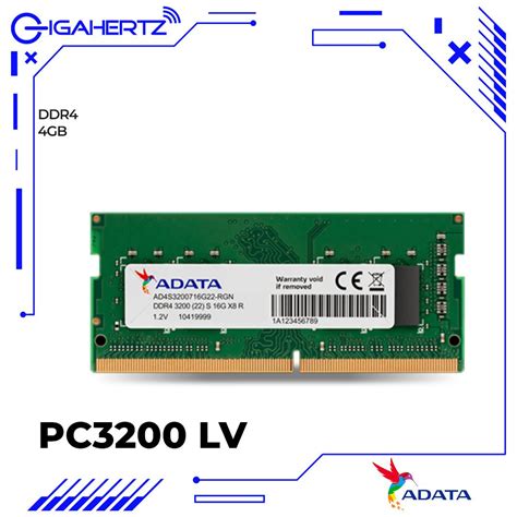 Adata PC3200 LV | Gigahertz