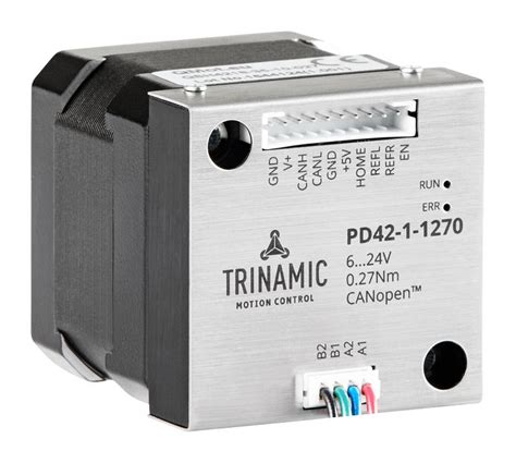 Pd42 1 1270 Canopen Trinamic Analog Devices Stepper Motor Single Shaft 42 Mm Farnell France