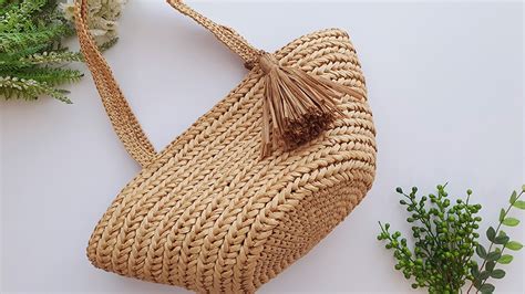 코바늘 헤링본 가방 뜨기 동영상 네이버 블로그