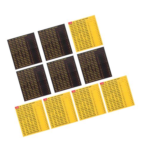 Drafideep Breaker Panel Label Stickers For Home Electrical Box