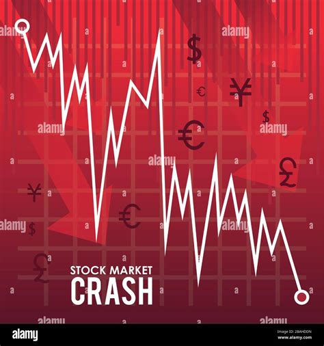 Market Crash Symbols Stock Vector Images Alamy