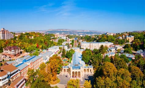 Narzan Gallery at Kurortny Boulevard, Kislovodsk Stock Photo - Image of ...