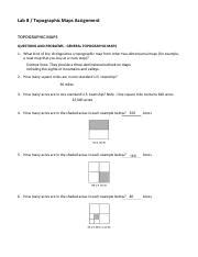 Understanding Topographic Maps Key Concepts And Analysis Course Hero