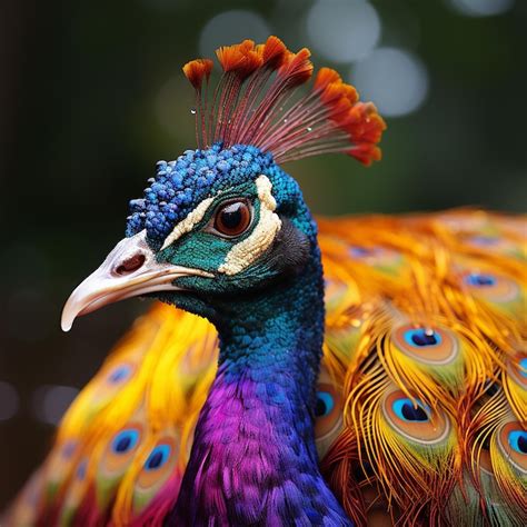 Premium Ai Image Captivating Peacock A Stunning Photography