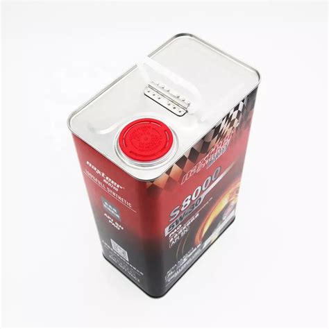 4l Rectangular Empty Metal Containers Fanxun Package