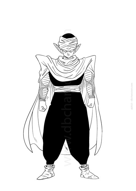 Piccolo Dragon Ball Character Redrawn In Manga Style Dbcharacters