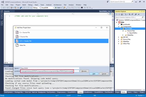 Creating And Referencing Custom ESP IDF Components VisualGDB Tutorials