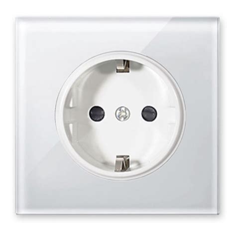 Jual Saklar Lampu Indicator Led Panel Kaca Kristal Putih 1 Way Shopee Indonesia