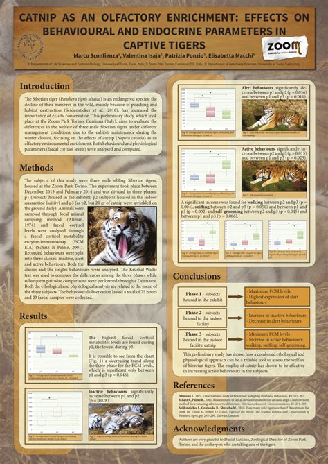 Pdf Catnip As An Olfactory Enrichment Effects On Behavioural And Endocrine Parameters In