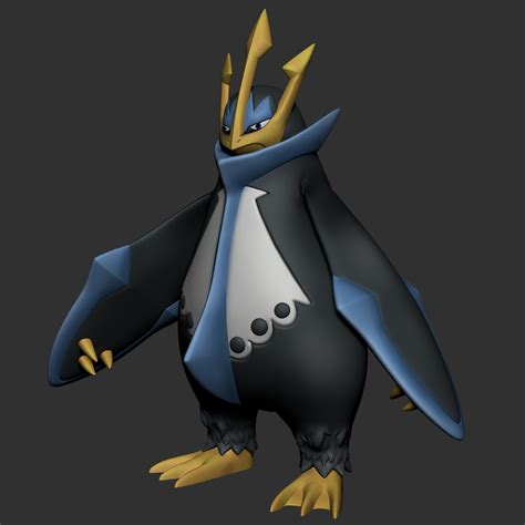 Archivo Stl Pokemon Empoleon・modelo Para Descargar E Imprimir En 3d・cults