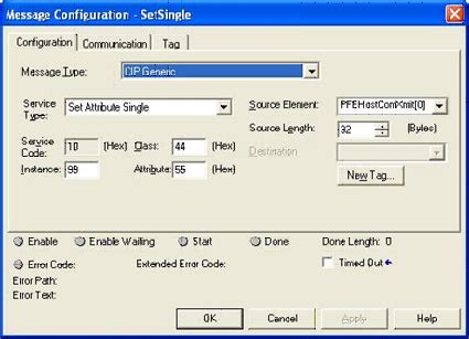 Defining A Rockwell Logix Unsolicited Message Using RSLogix 5000
