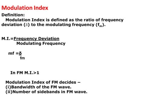 Angel Modulization In Frequency Modulation And Phase Modulation Ppt