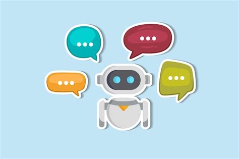 Premium Vector Chatbot Online Service To Answer Questions With Machine Learning Or Ai