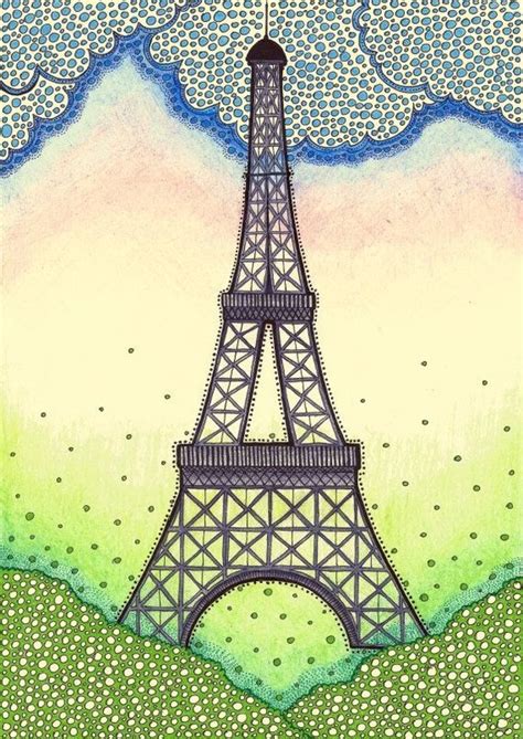 Рисунок карандашом эйфелевой башни Как нарисовать Эйфелеву башню карандашом поэтапно