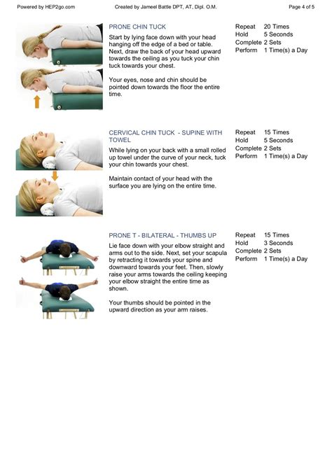Cervical Lordosis Treatment Exercises