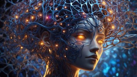 Premium Ai Image Mapping Brain Constellations