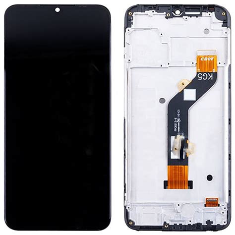 Дисплей для Tecno Spark Go 2022 Kg5m модуль с рамкой Черный Or купить по цене 1 250