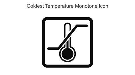 Coldest Temperature Monotone Icon In Powerpoint Pptx Png And Editable Eps Format PPT Presentation