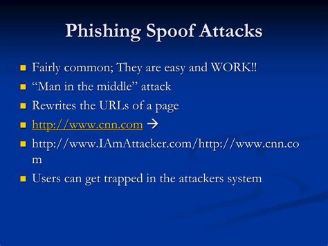 Ppt Web Spoofing Powerpoint Presentation Free Download Id6187777