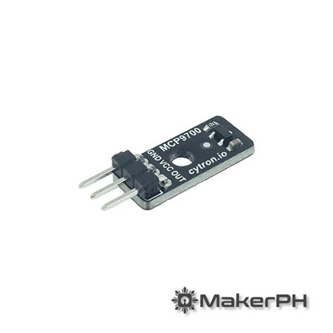 mcp9700 linear temperature sensor makerph electronics