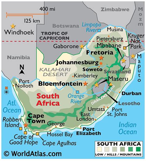 South Africa Maps And Facts World Atlas