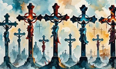Group Crosses Stock Illustrations 265 Group Crosses Stock