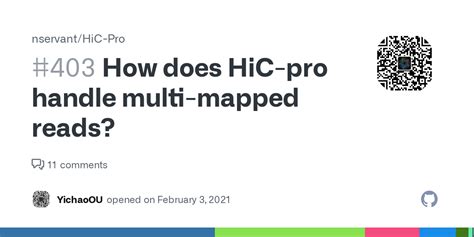 How Does HiC Pro Handle Multi Mapped Reads Issue Nservant HiC Pro GitHub